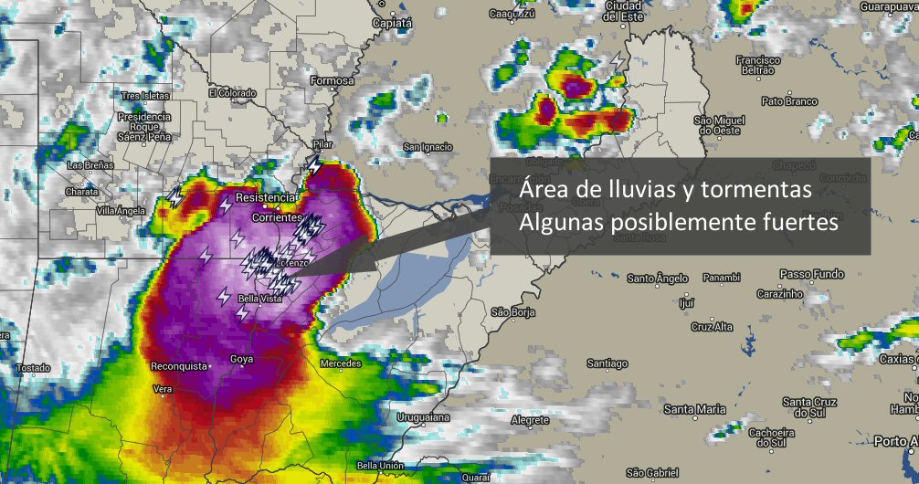 Cómo utilizar RadSat HD - Pronóstico Extendido